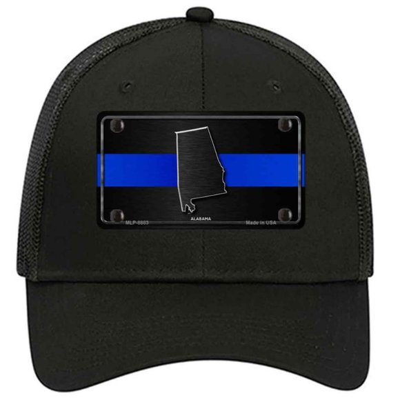 Smart Blonde | Accessories | Alabama Thin Blue Line Metal On Trucker ...